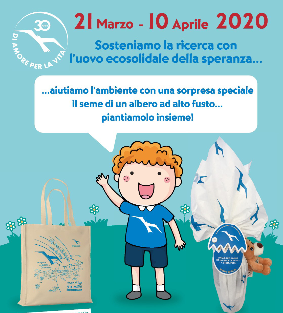 Comitato per la vita "Daniele Chianelli". Acquista on line le "uova della speranza"